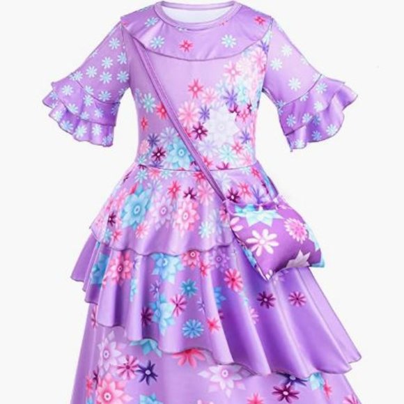 Amazon | Dresses | Kaisebile Magic Family Encanto Princess Costume ...